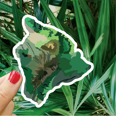Big Island Sticker | Island Nation